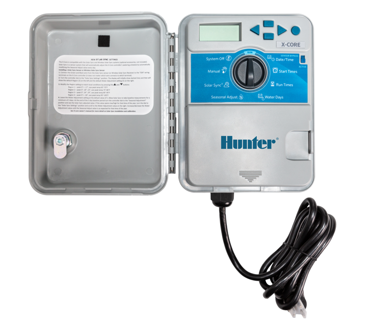 Programmateur X-Core extérieur - Hunter - 4 / 6 et 8 Stations | Arrosage Distribution