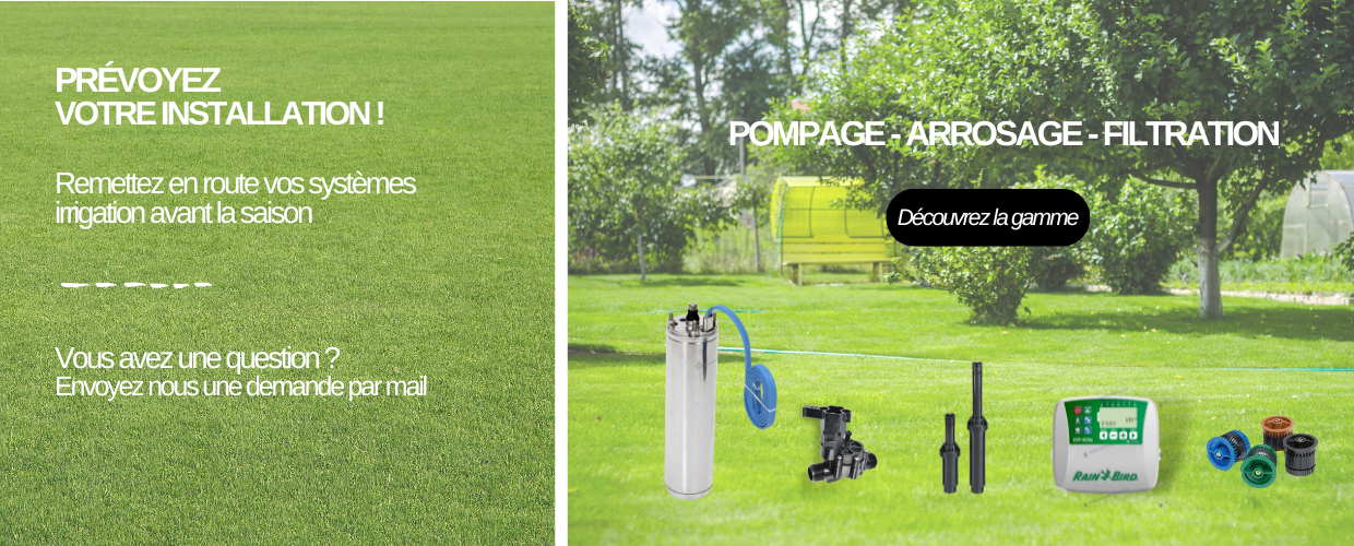 Arrosage automatique, pompe et irrigation agricole | Arrosage Distribution